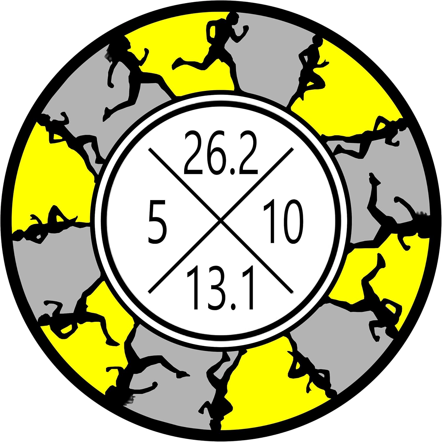 Amazon.com - Runner 5K 10K 13.1 Half 26.2 Marathon Cycle Bumper Sticker ...