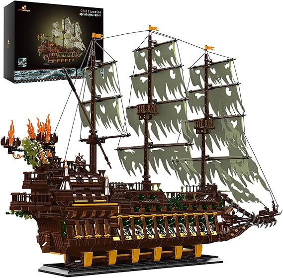 Amazon.com: JMBricklayer Pirate Ship Building Sets for Adults 40101 ...