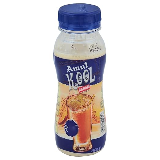 Amul Kool Badam Flavored Milk 180 ml ,Pet Bottle : Amazon.in: Grocery ...