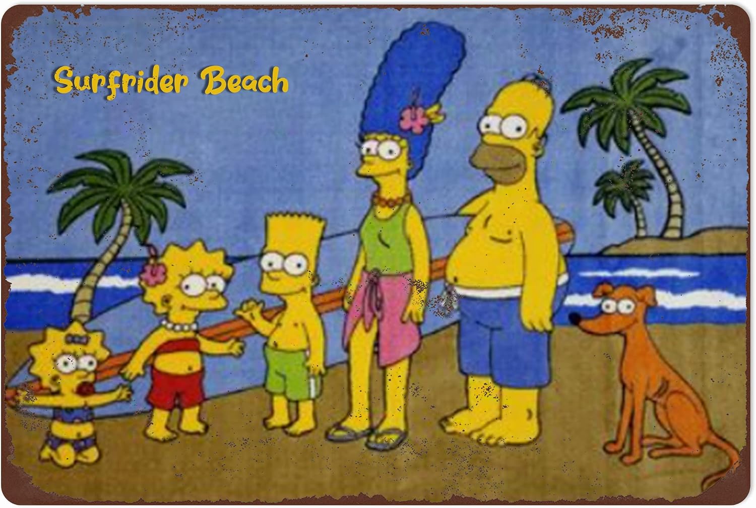 Amazon.com: The Simpsons Surfing 120 Pieces Wooden Jigsaw Puzzles for ...