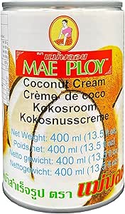 Mae Ploy Unsweetened Coconut Cream 400ml : Amazon.co.uk: Grocery