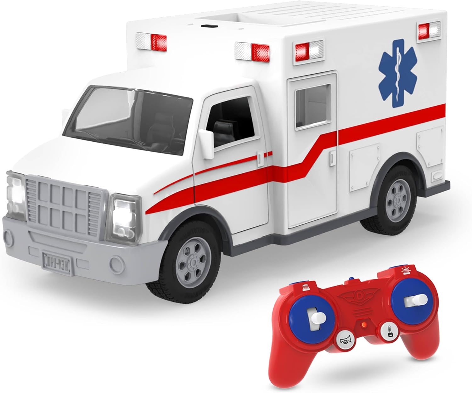 DRIVEN by Battat – Toy Ambulance with Remote Control – Realistic Lights ...