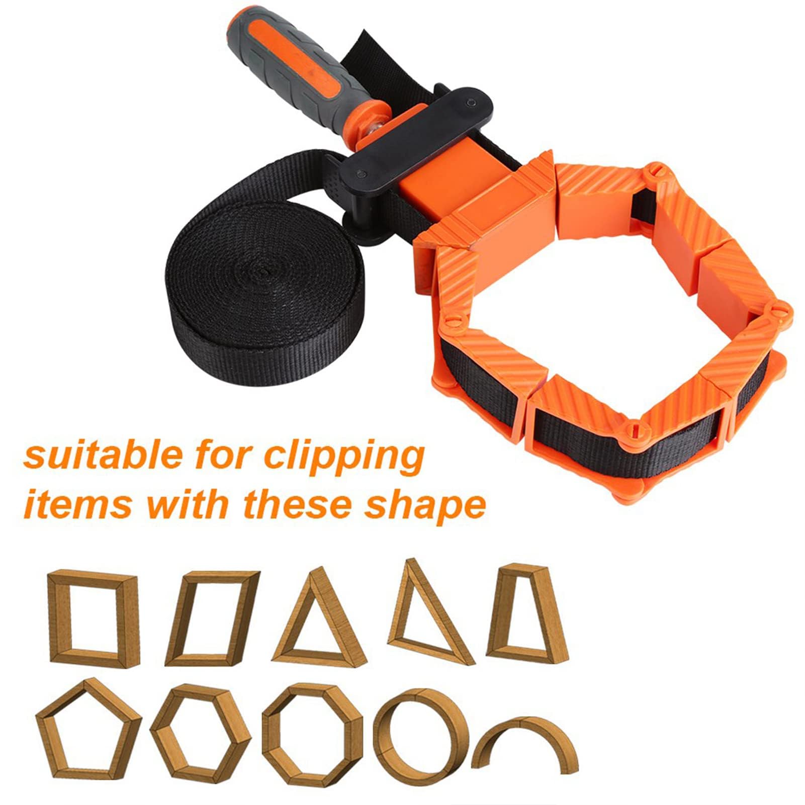 Snapklik.com : CYTGOUPER 4M/13ft Band Clamps Woodworking Straps,Ratchet ...