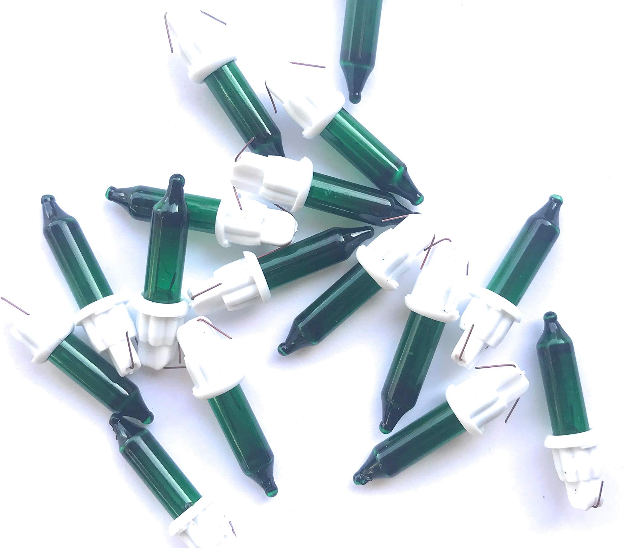 Prestige Glass Art 50 Replacement Christmas Mini Light Bulbs - 6 Volts ...