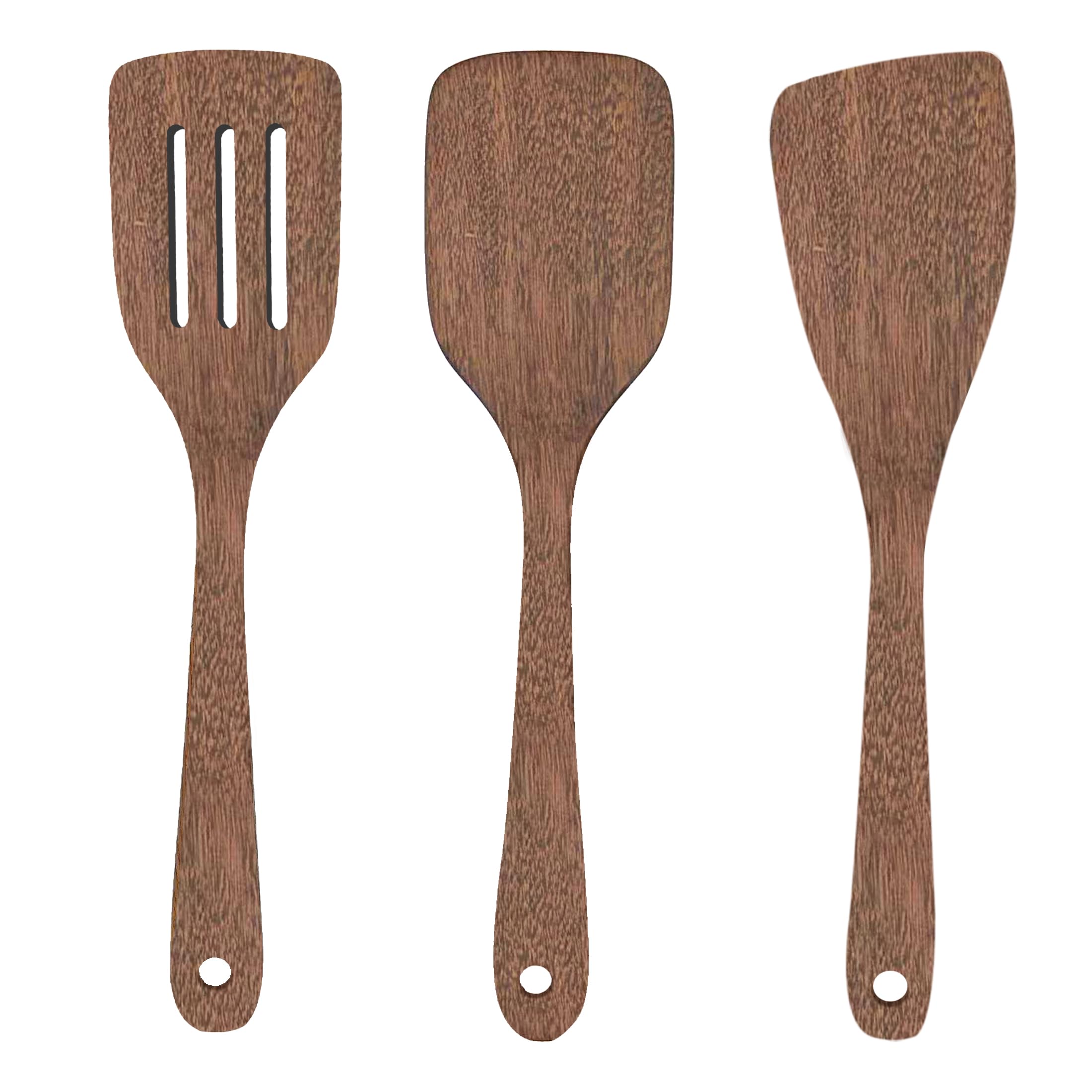 Wood Spatula for Cooking, Kitchen Utensil Spatula Turner for Nonstick ...