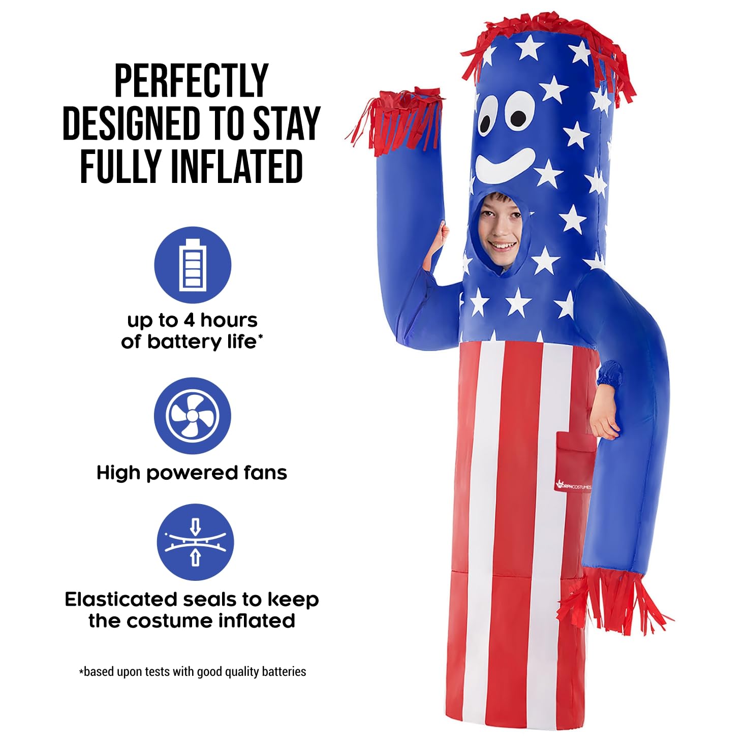 Snapklik.com : Morph Wacky Waving Kids Inflatable Tube Guy