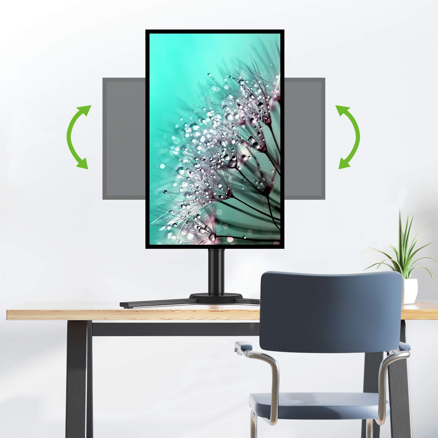 Buy USX MOUNT Single Monitor Stand Mount, Freestanding Single Vesa ...