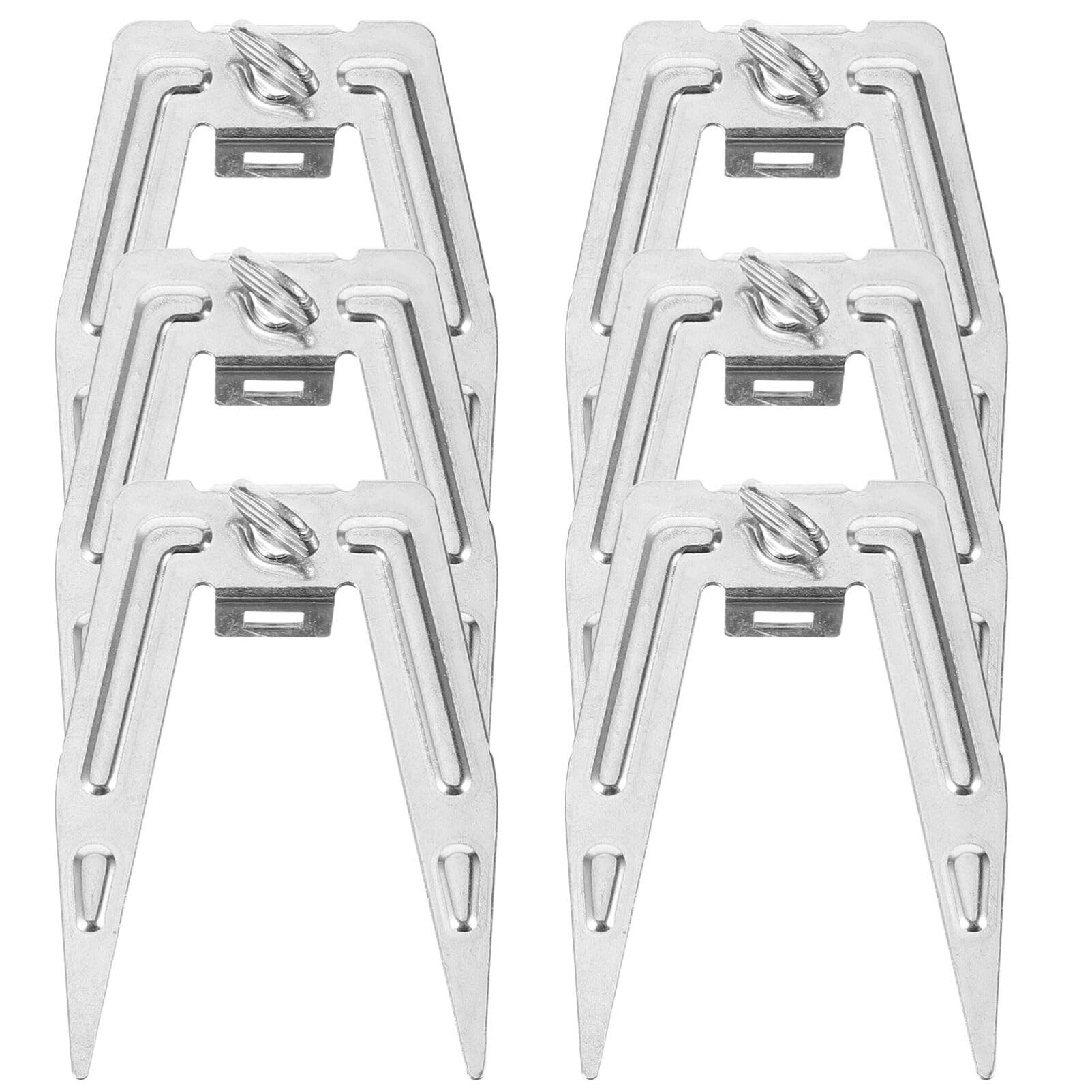 Amazon.com : HOLIDYOYO 6 Sets of Silver Rotisserie Meat Forks, Grill ...