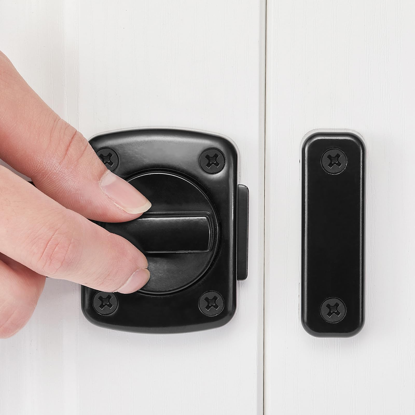 Snapklik.com : INIRET 2 Packs Rotate Bolt Latch Gate Latches Safety ...