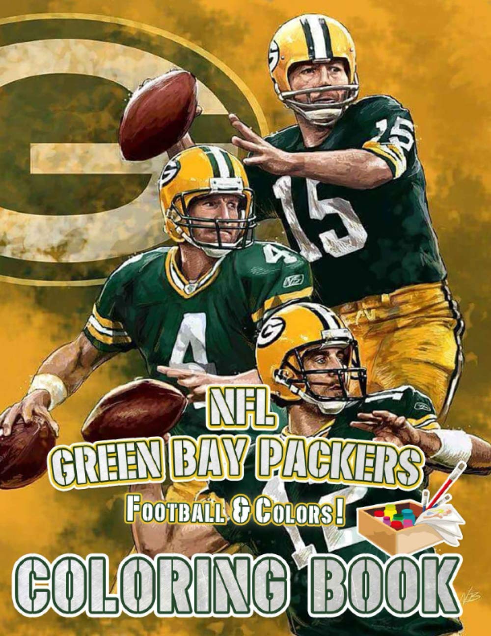 Buy Football & Colors! - NFL Green Bay Packers Coloring Book: Activity ...