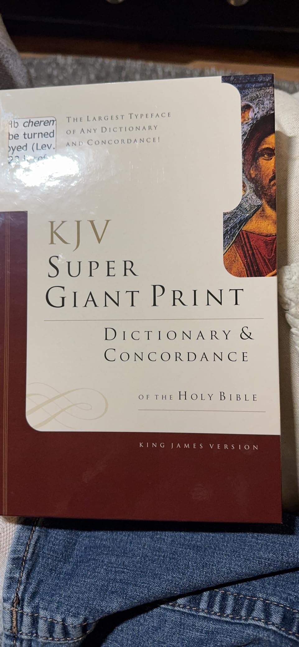 KJV Super Giant Print Dictionary & Concordance: Knight, George W ...