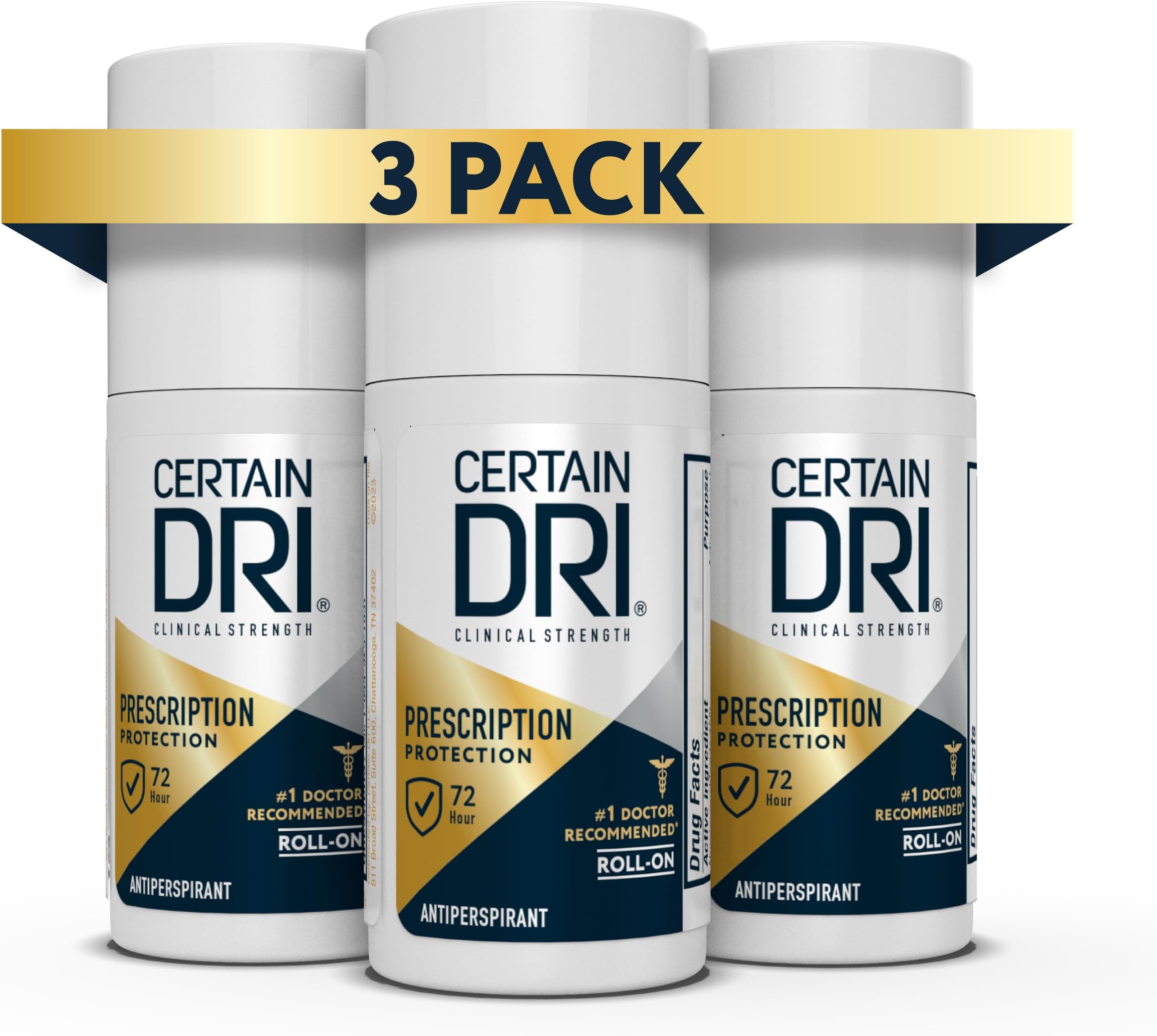 Amazon.com: Certain Dri - Desodorante clínico antitranspirante fuerte ...