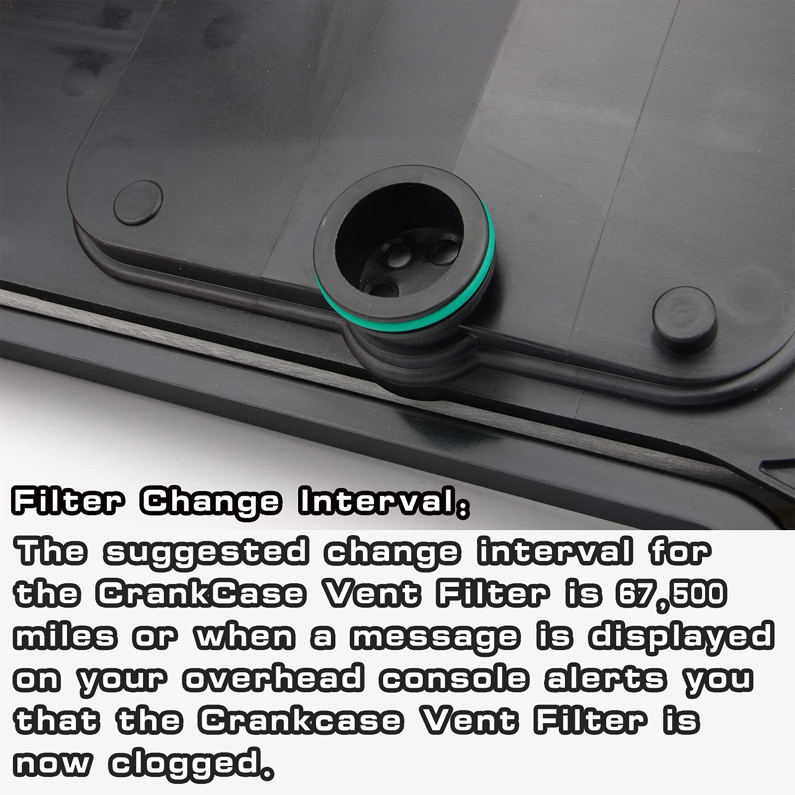 Snapklik.com : CV52001 Crankcase Filter Breather Element For Dodge Ram ...