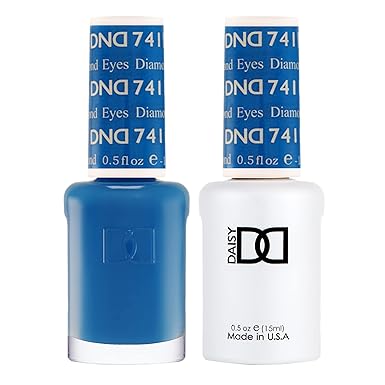 Amazon.com: DND Gel Polish Set, Blue Collection, UV/LED Gel Polish and ...