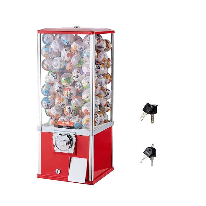 Amazon.com: VEVOR Gumball Machine for Kids, 25" Height Home Vending ...