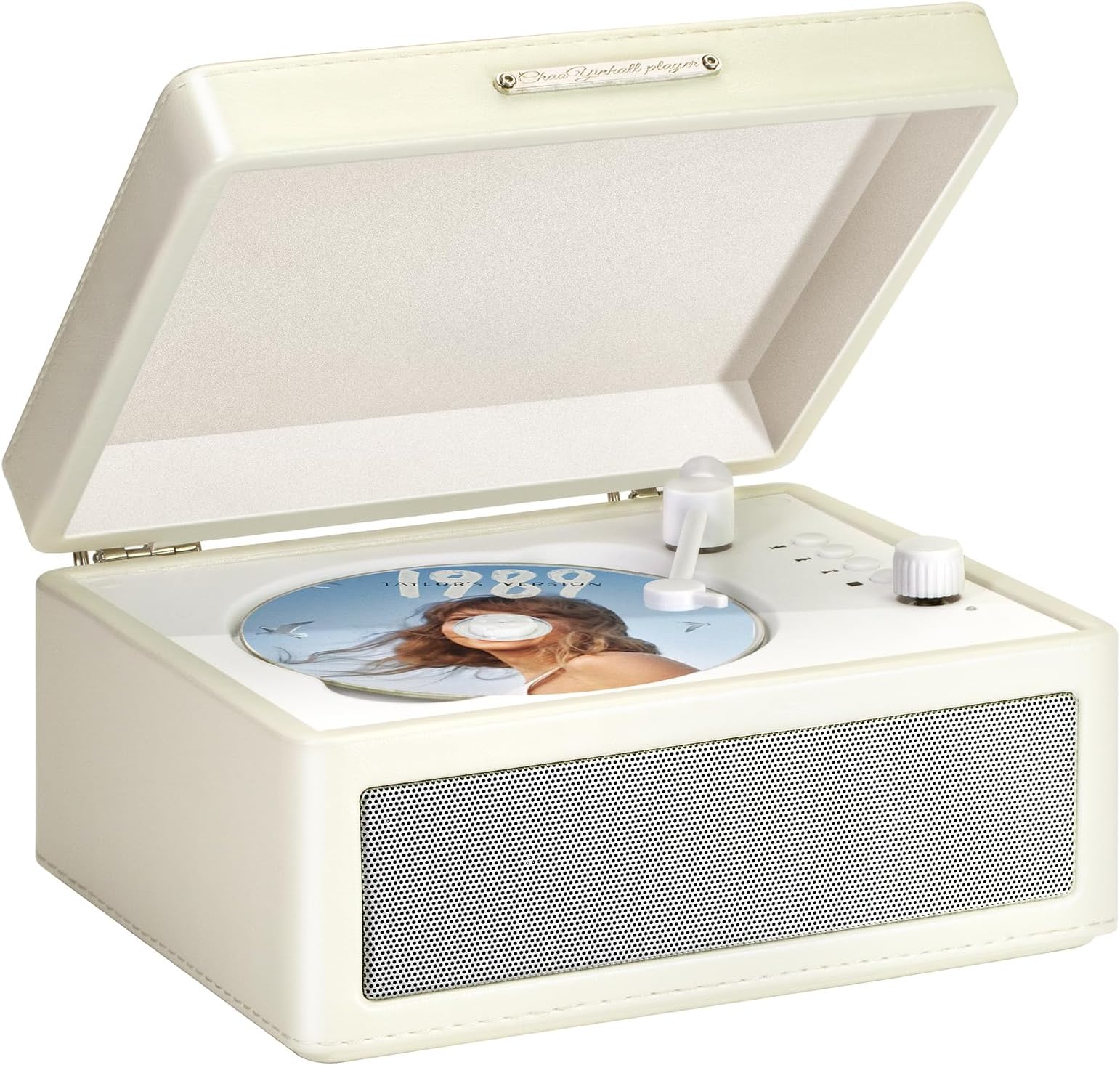 Amazon.com: Loviga CD Players for Home, Vinyl Player Look, Vintage ...