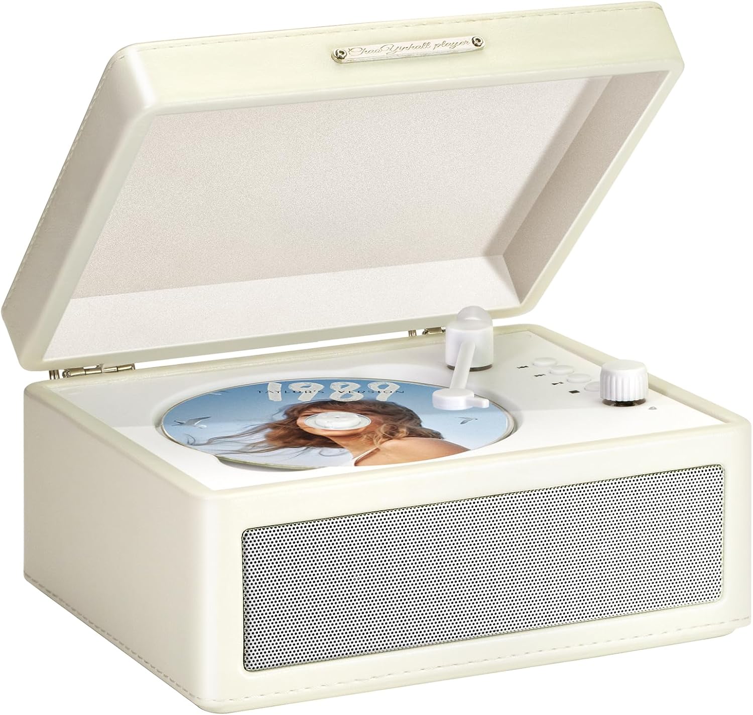 Amazon.com: Loviga CD Players for Home, Vinyl Player Look, Vintage ...