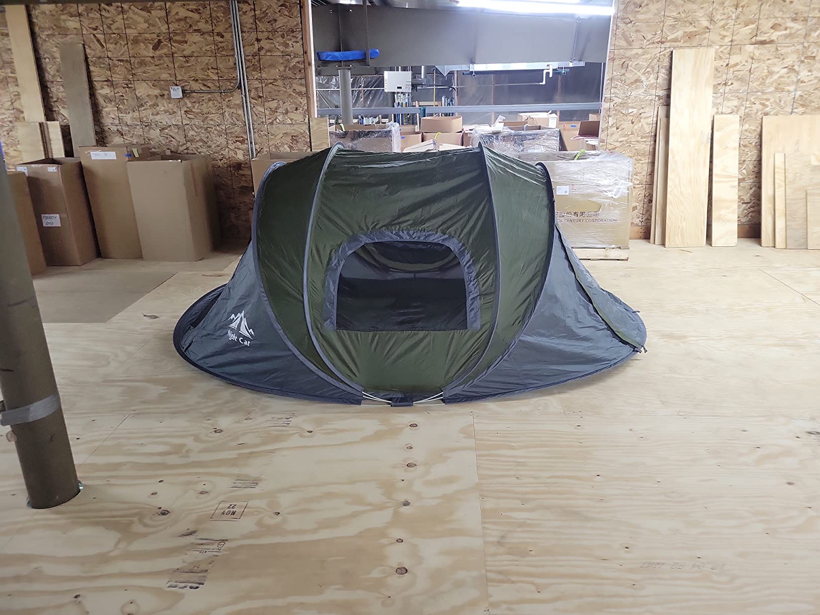 $17/mo - Finance Night Cat Upgraded Pop up Tent 2-4 Persons Easy Setup ...