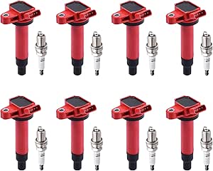 Amazon.com: Pindex 8 Pack Ignition Coils and Iridium Spark Plugs,UF230 4504/PK20TT Coil Pack ...