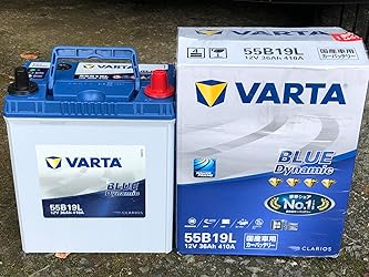 Amazon | VARTA(バルタ) Blue Dynamic 55B19L 国産車用バッテリー 充電制御車/標準車 エキストラパワー 40B19L/44B19L互換 | カーバッテリー ...