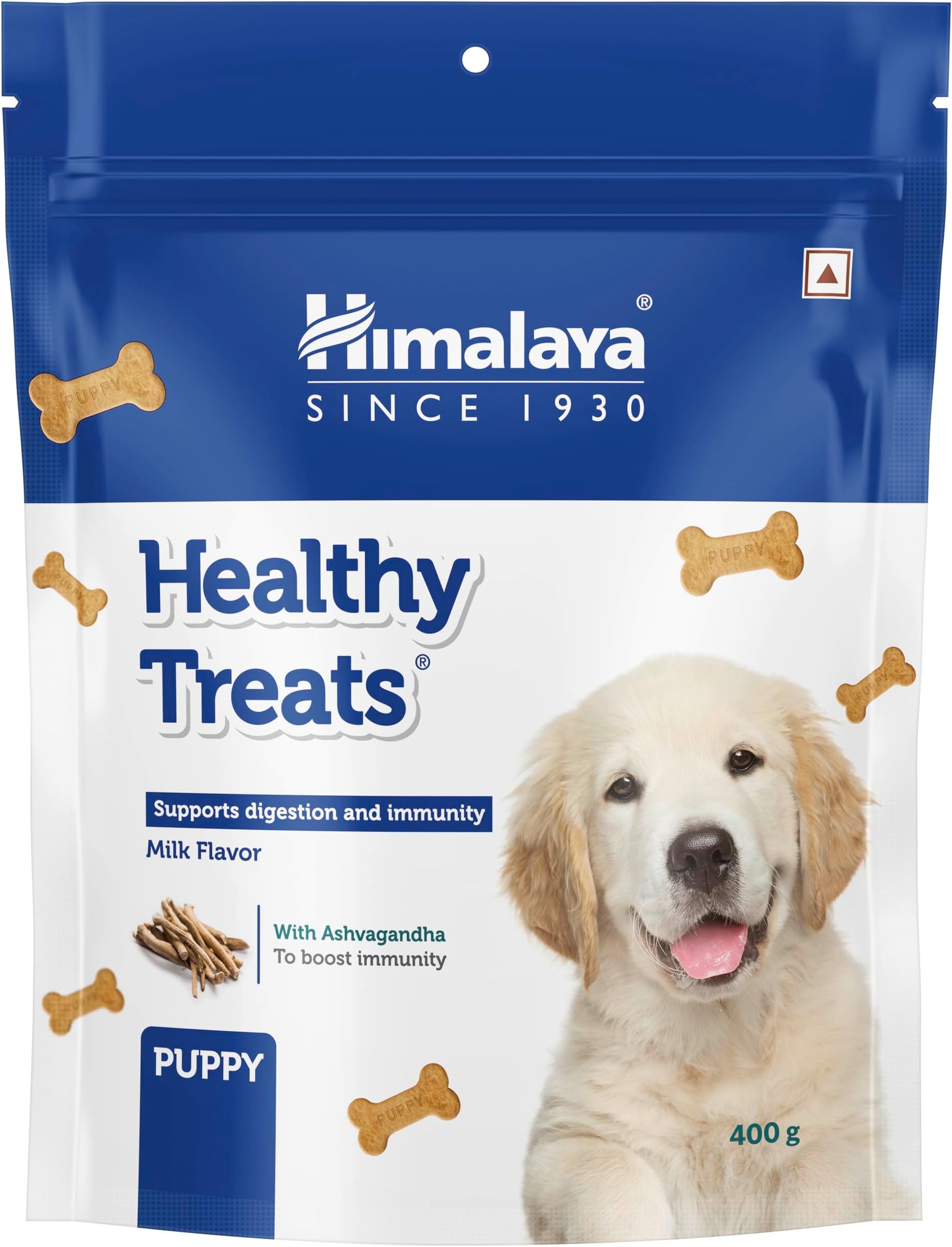 Buy Himalaya Healthy Dog Treats for Puppy | Pellet| Milk Flavor | 400 G ...