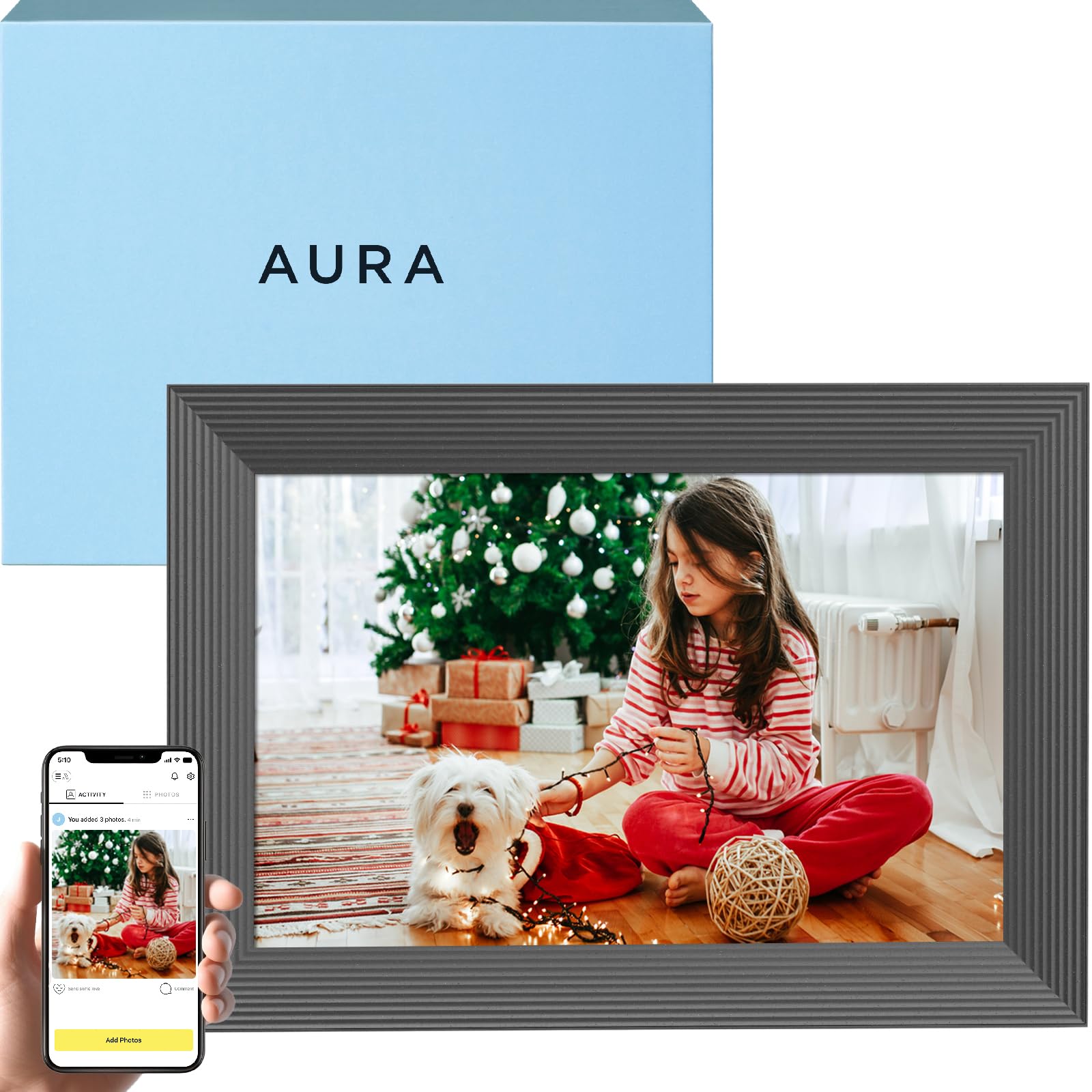 Amazon.com : Aura Digital Picture Frame - 10.1" HD Display | Wirecutter ...