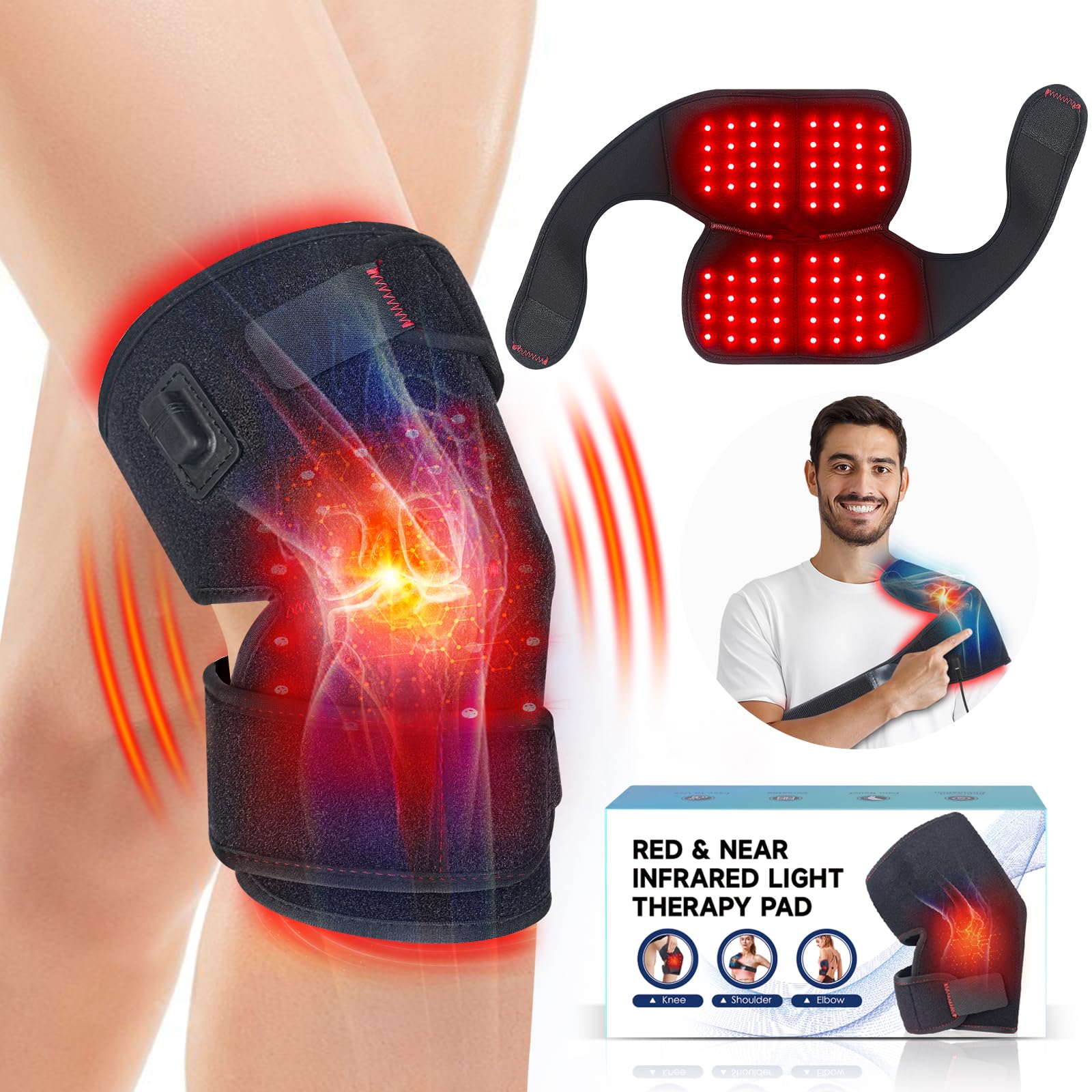 Amazon.com: Red Light Therapy for Knee, Infrared Red Light Therapy ...