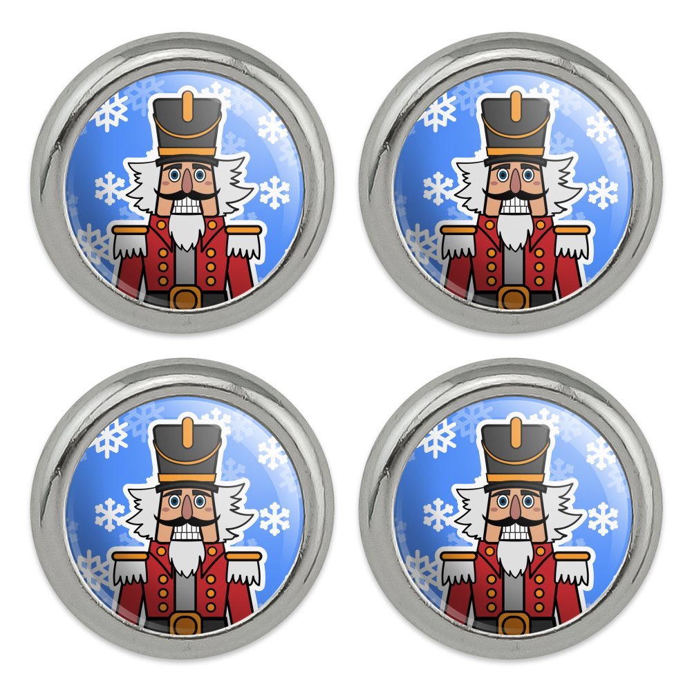 Amazon.com: Grinning Nutcracker Soldier with Snowflakes Metal Craft ...
