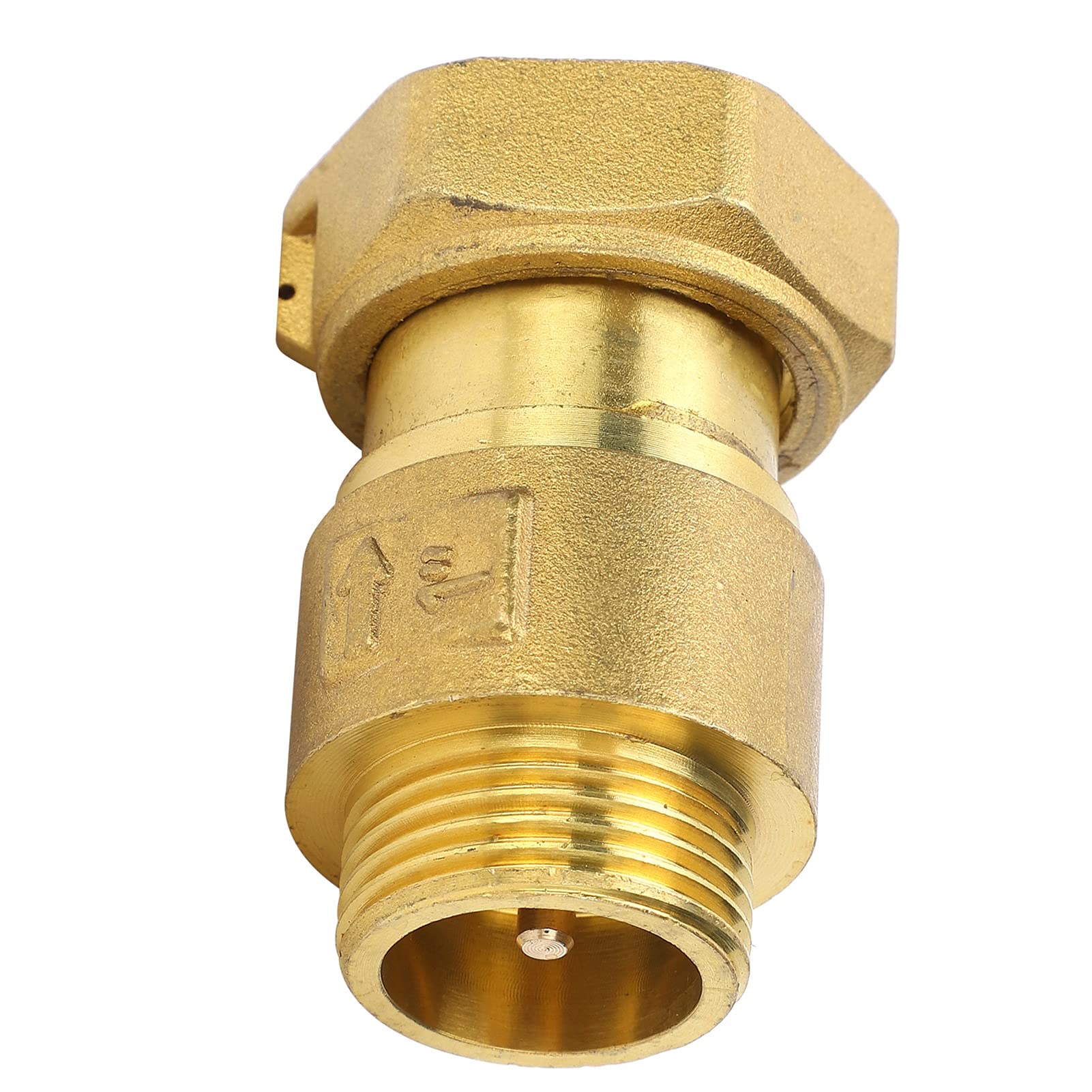 Buy Brass Check Valve, DN25 Check Valve 1‑Way Telescopic Swing Check ...