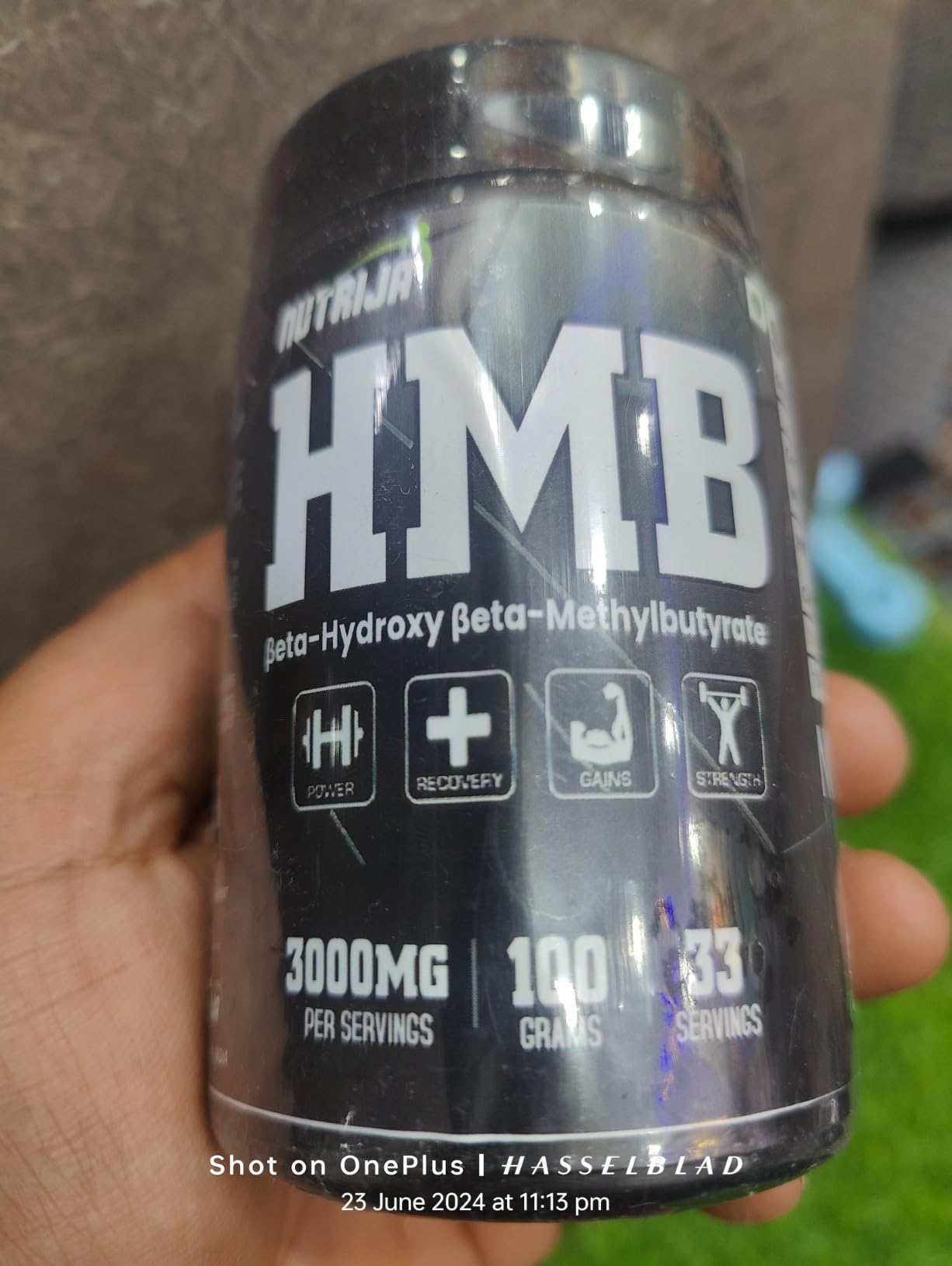 NutriJa HMB Powder (Beta-Hydroxy Beta-Methylbutyrate) 100 Grams - Pure ...