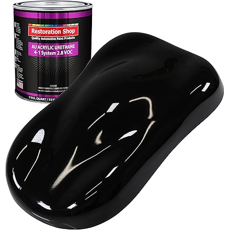 Amazon.com: Restoration Shop - Jet Black (Gloss) Acrylic Enamel Auto ...