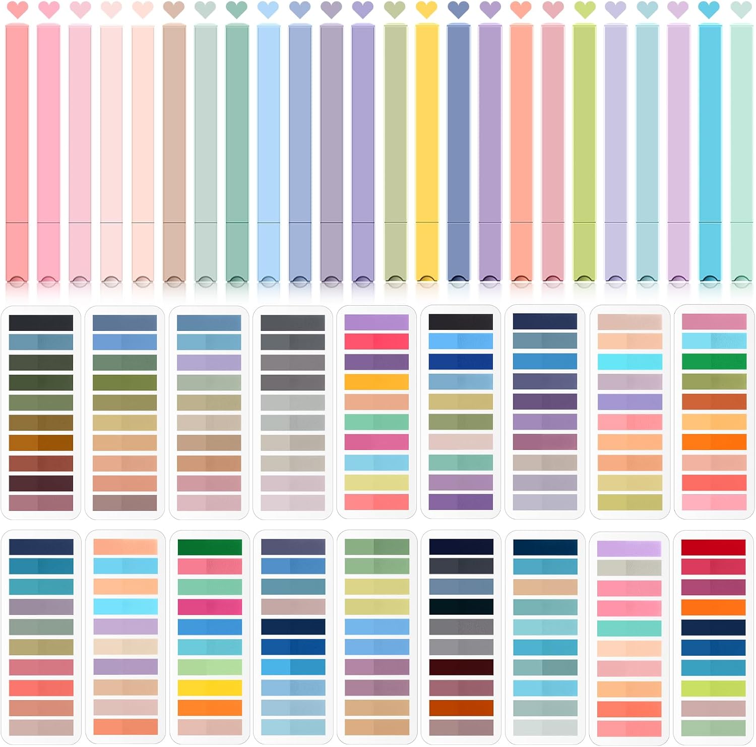 Amazon.com : MotiMind Book Annotation Kit with 3600 Pcs Book Annotation ...