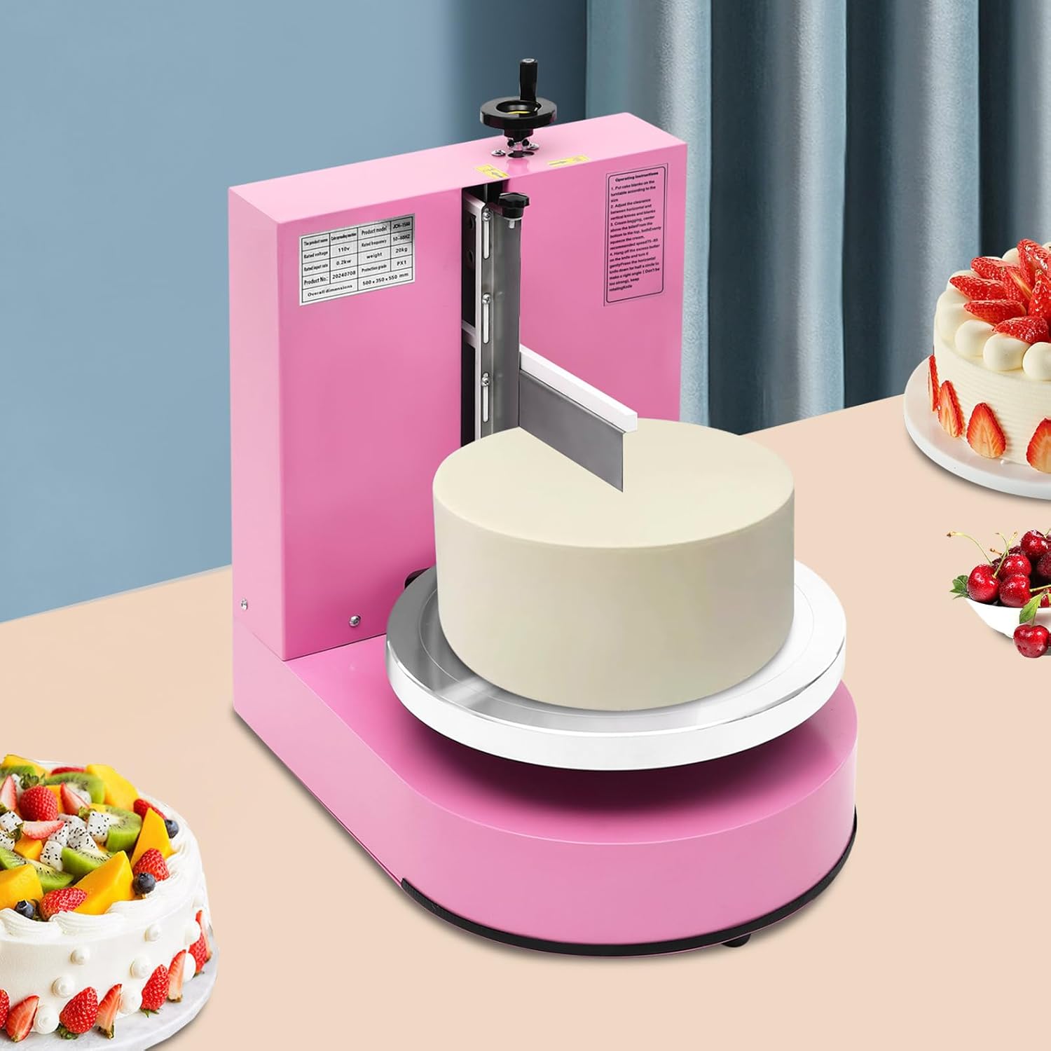 Amazon.com: Cake Leveler Cake Spreading Machine, Cake Slicer Leveler ...