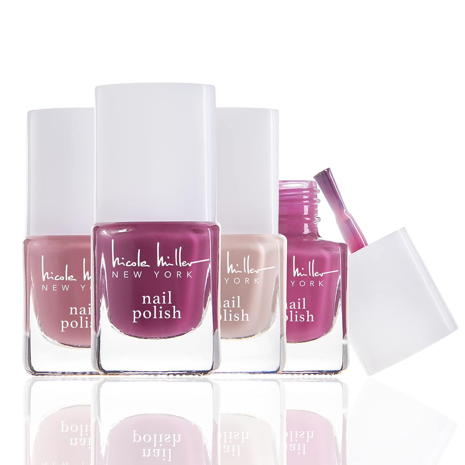 Amazon.com : Nicole Miller Mini Nail Polish Set- 4 MINI Nail Polish ...