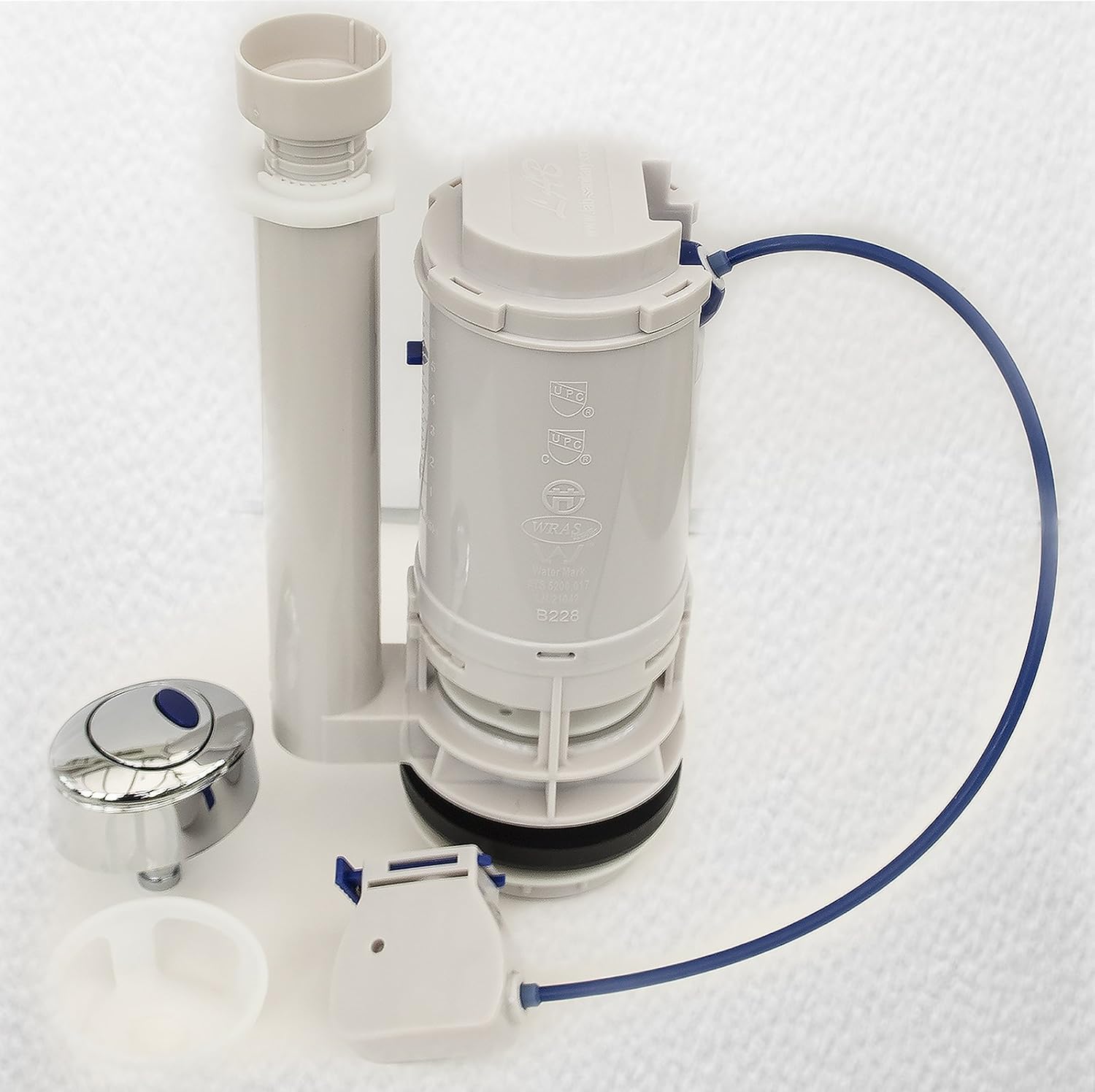 LAB B228 Flush Valve (Arcadia) Dual Flush with C216 Chrome 2 inch B&Q ...