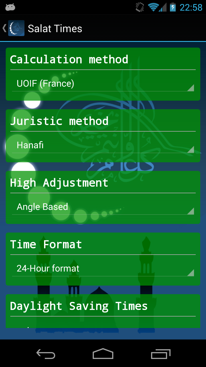 Muslim Salat Times - App on Amazon Appstore