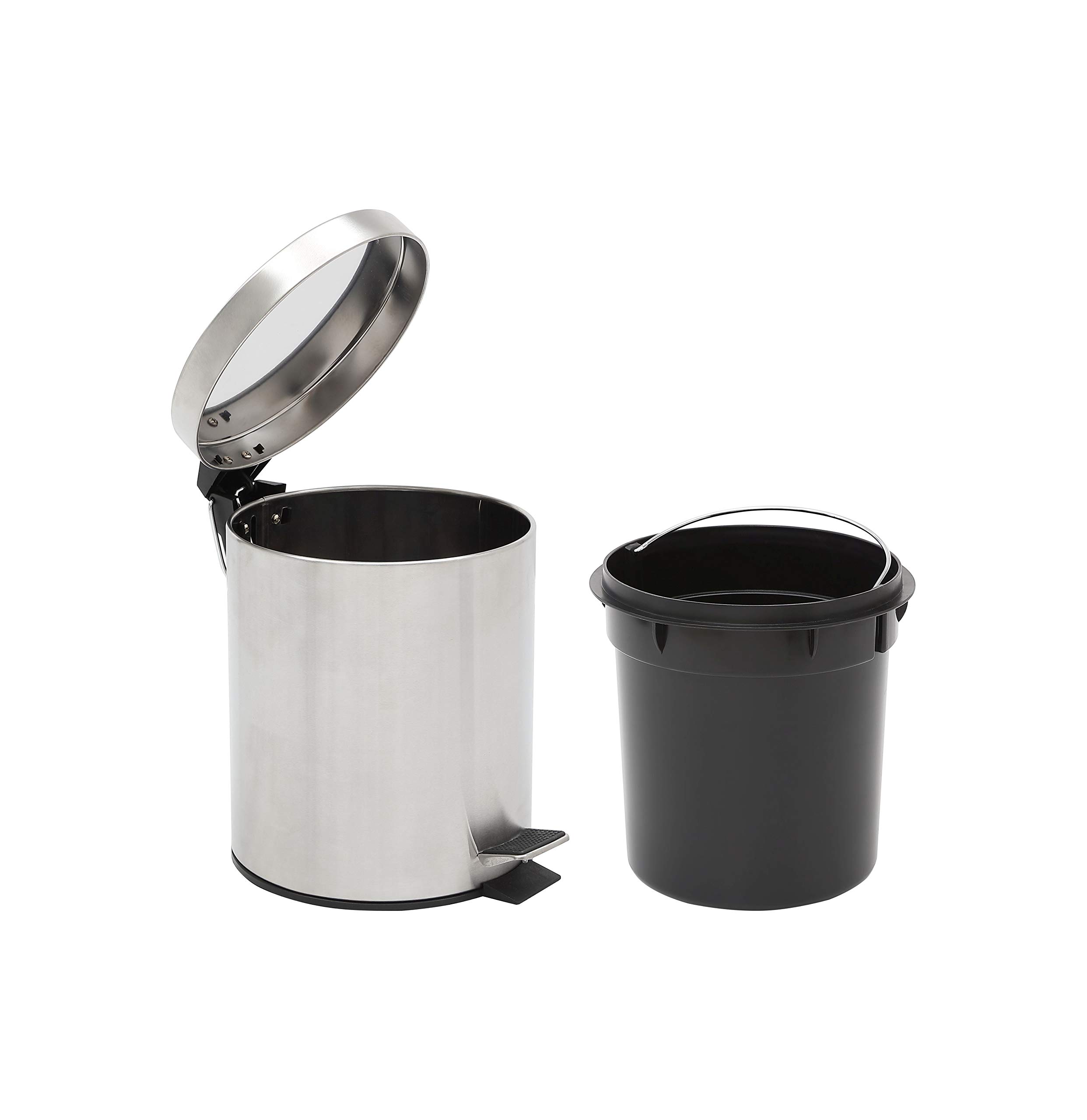 Amazon.com: Modful Step Trash Can, Brushed Nickel : Industrial & Scientific