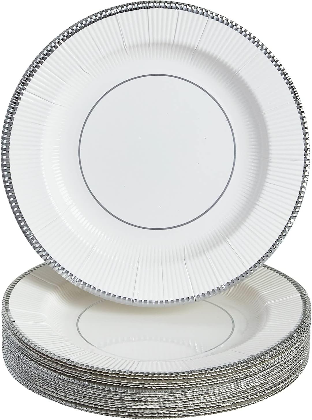 Amazon.com: Heavy Duty Disposable Plates - Fancy Paper Plates ...