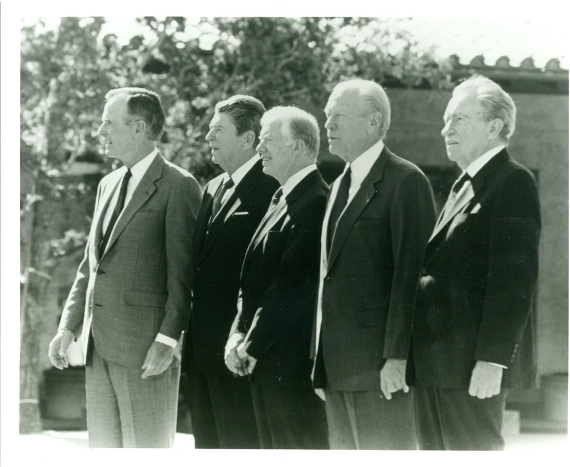 Amazon.com: 5 US Presidents Bush, Reagan, Carter, Ford & Nixon 8x10 ...