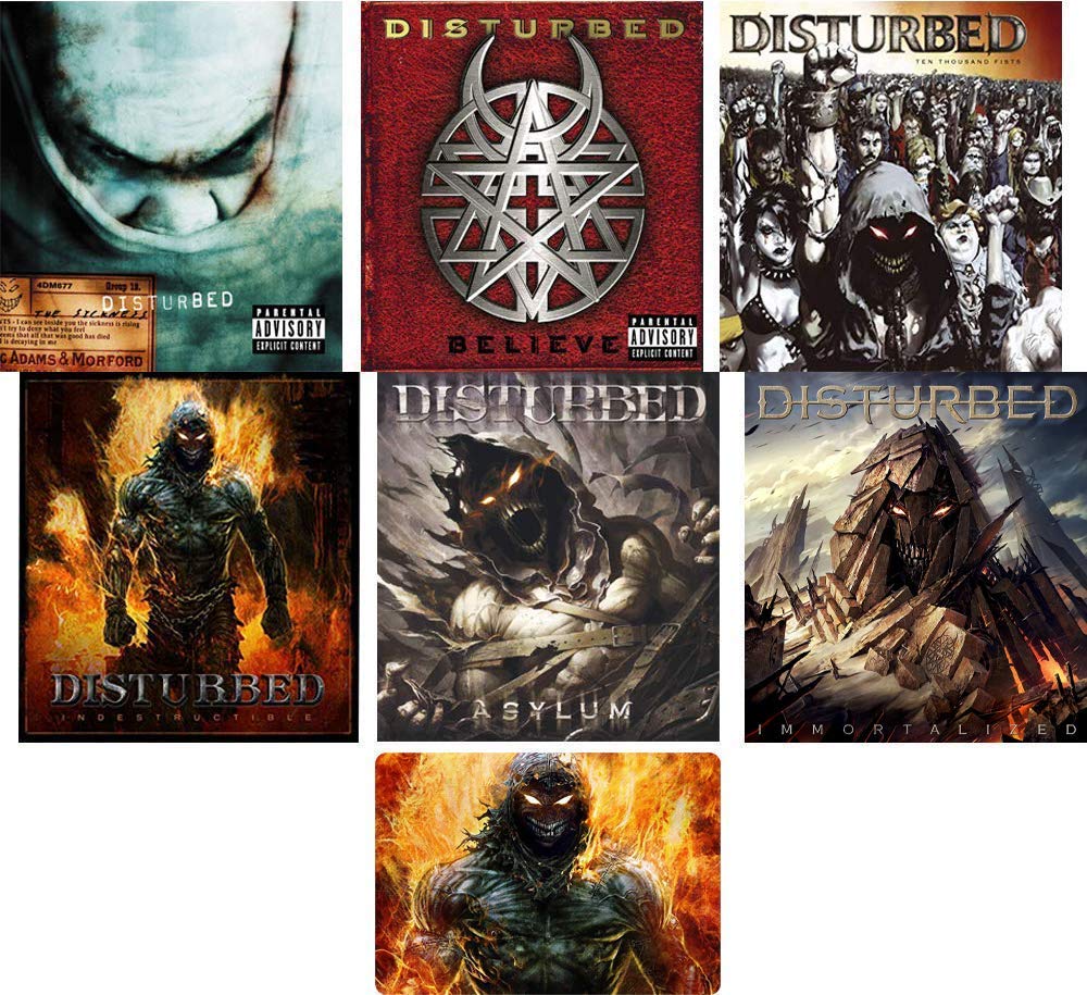 Disturbed Complete Studio Album CD Collection Years 2000-2015 with ...