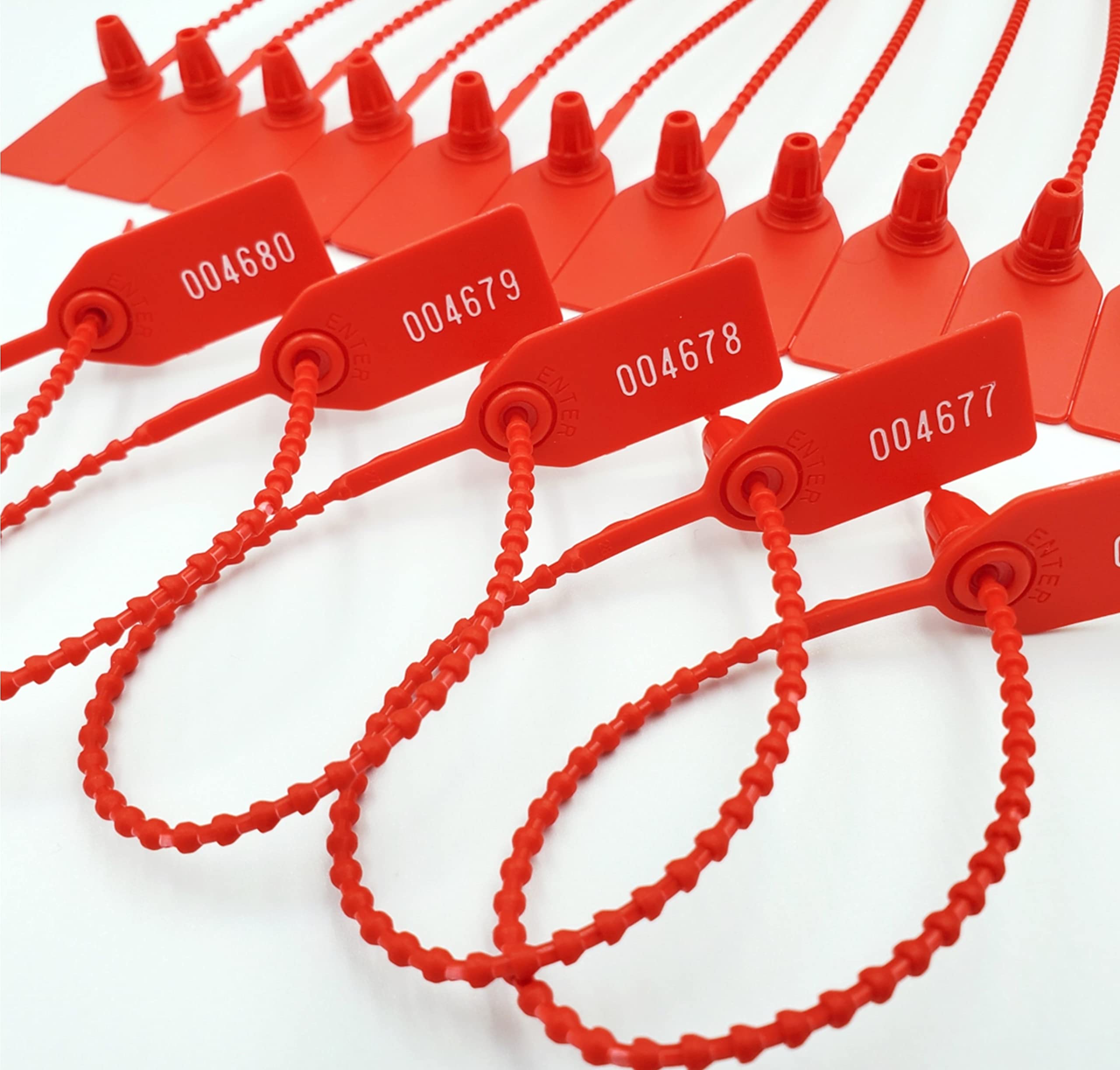 Buy 200 Plastic Truck Seals, Shipping Tags, Trailer Seals, Plastic Zip ...