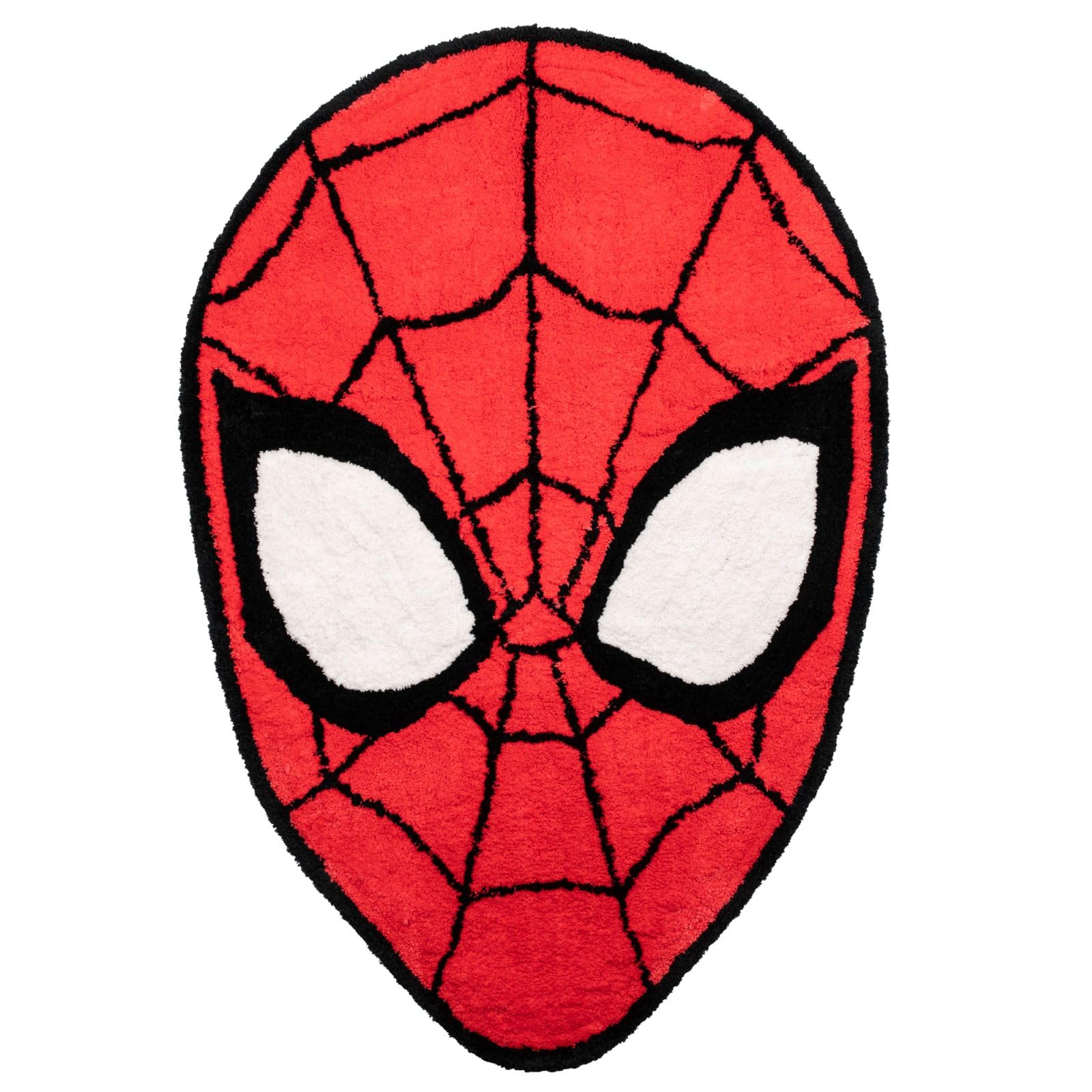 Amazon.com: Jay Franco Marvel Spiderman Red Fluffy Accent Rug - 4 x 3 ...
