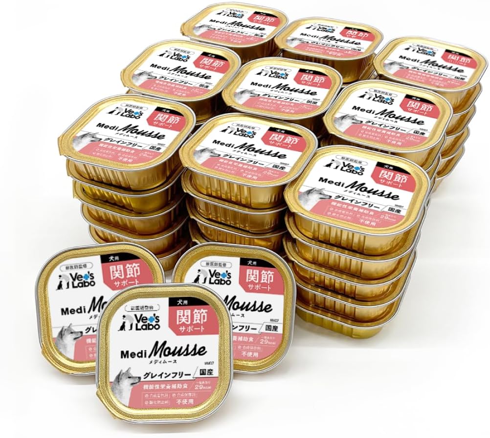 Amazon.co.jp: メディムース 犬用 機能性栄養補助食 ベッツラボ 95g×24×2入(36個＋12個) (関節サポート) : ペット用品