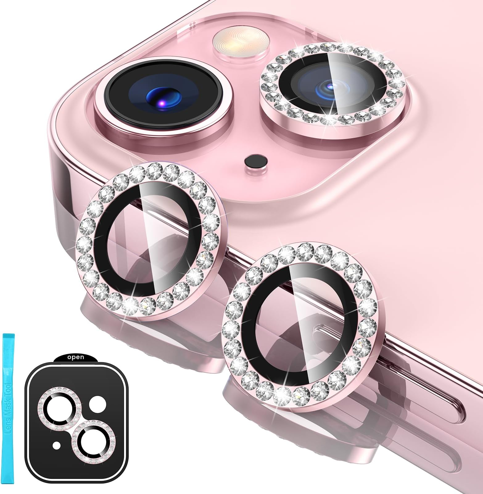 Amazon.com: SHANG PIN JIA Camera Lens Protector for iPhone 15 Pro ...