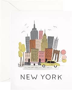 Amazon.com: Rifle Paper New York Card, Set of 8 : Office Products