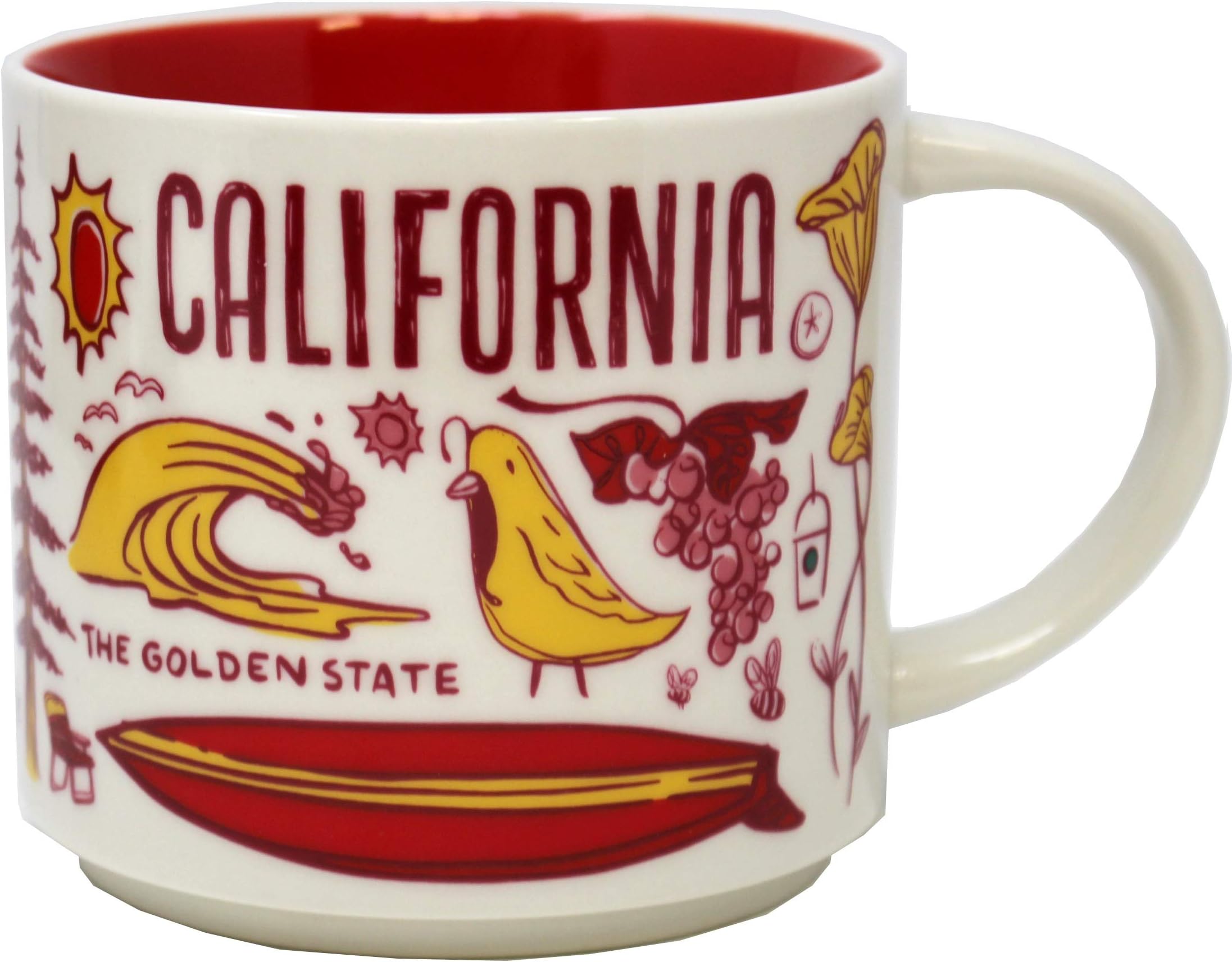 Amazon.com | Starbucks California Double Walled Ceramic Travel Traveler ...