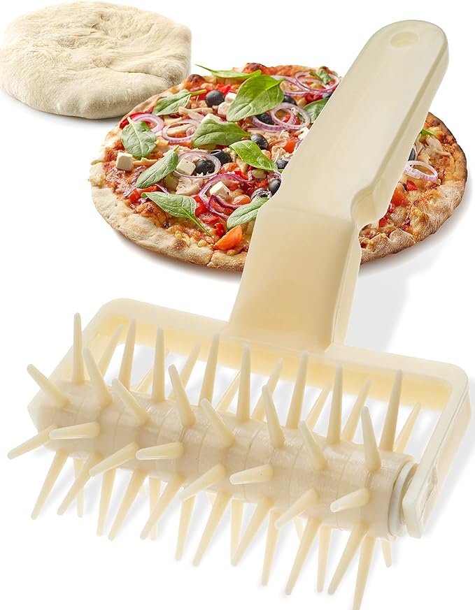 Amazon.com: Orblue Pizza Dough Docker, Pizza Roller with Spikes, Pizza ...