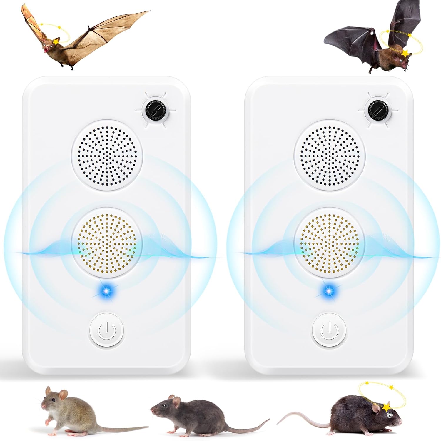 Amazon.com: 2025 Bat Repellent for Attic Ultrasonic Bat Repellent ...