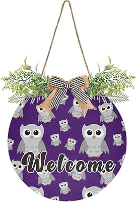 Amazon.com: Halloween Door Decorations Cute Ghost Pumpkin Door Sign ...
