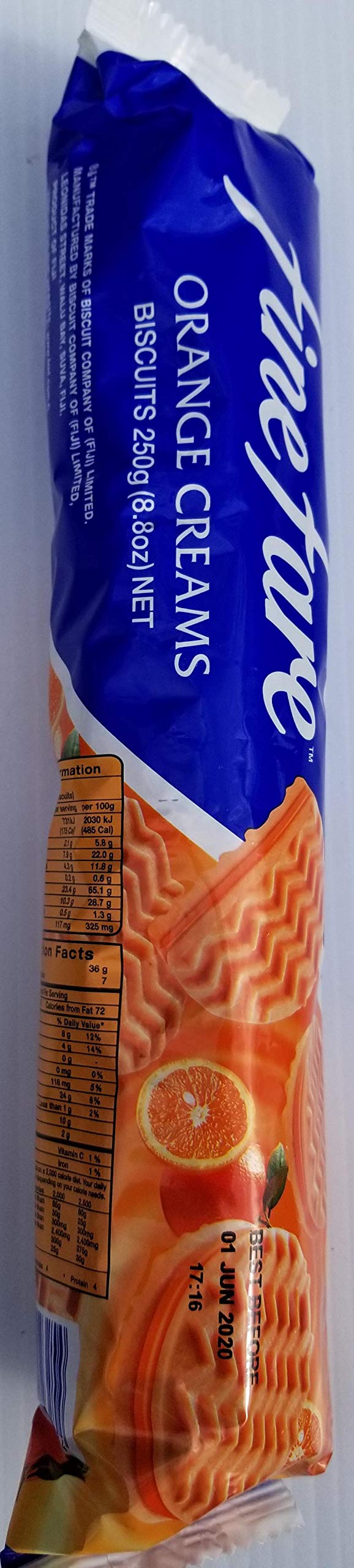 Buy Fiji Biscuits - Fine Fare ORANGE Creams Biscuits (1 Pkt 250g) Taste ...